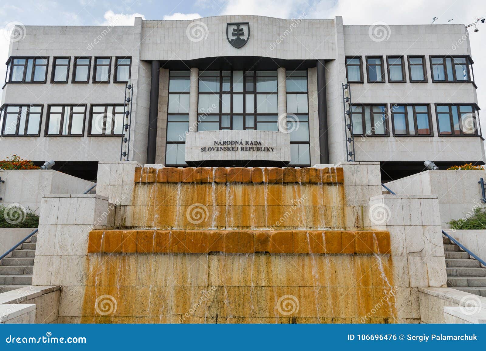 Parliament Building in Bratislava, Slovakia. Editorial Photo - Image of ...