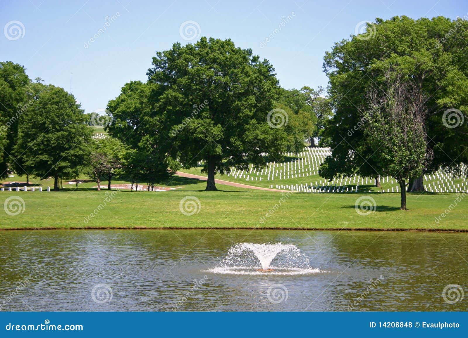 Fountain At National Cemetery Picture. Image: 14208848