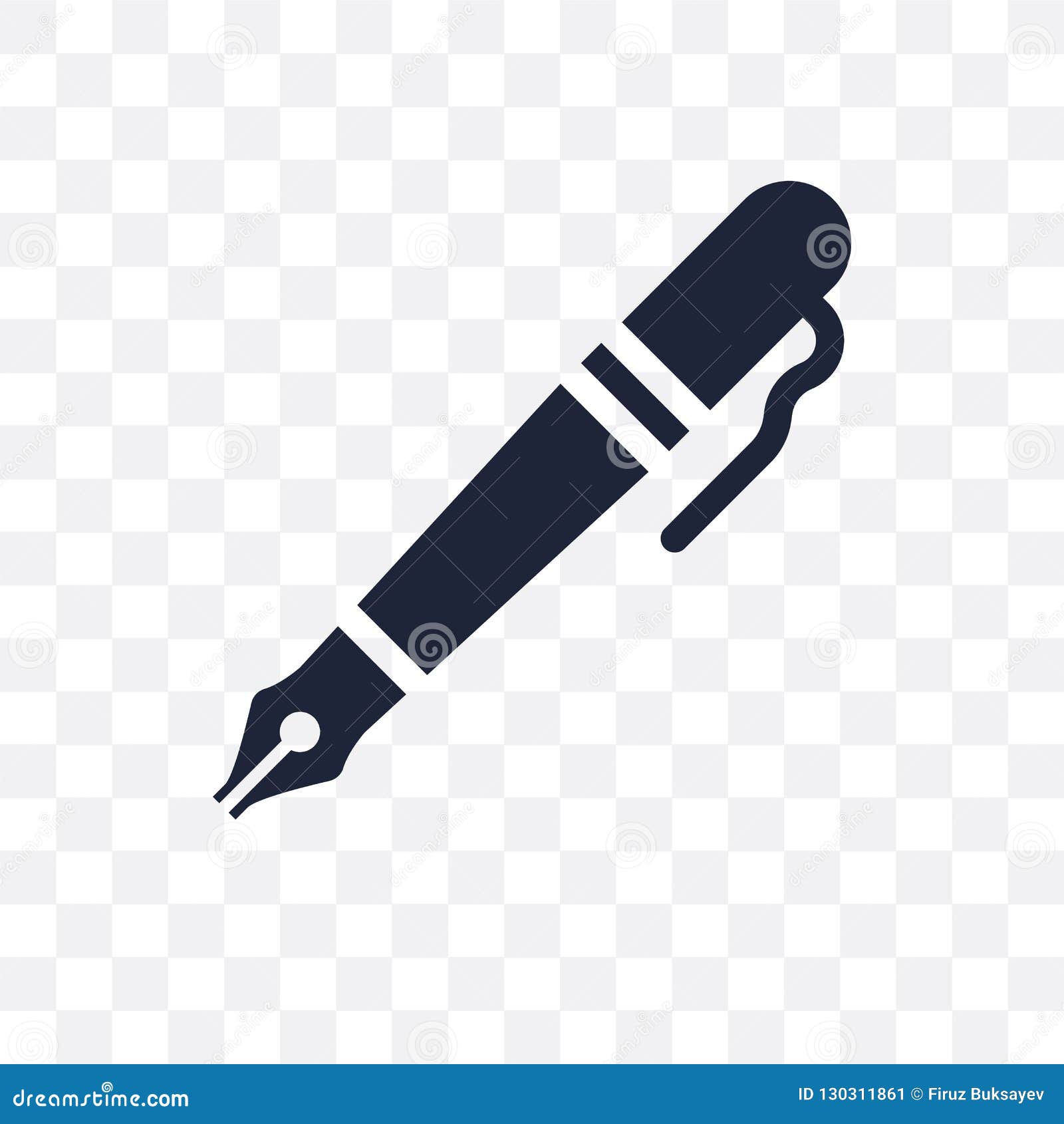 Fountain Pen Transparent Icon. Fountain Pen Symbol Design from E Stock ...