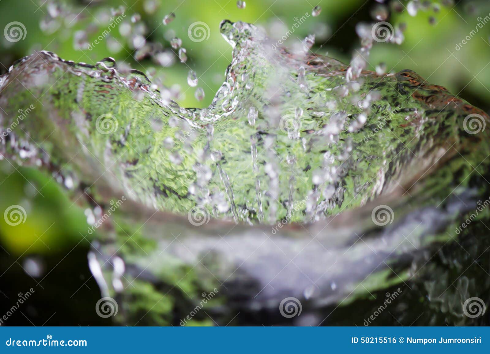 Fountain Pond stock photo. Image of water, splash, outdoor - 50215516