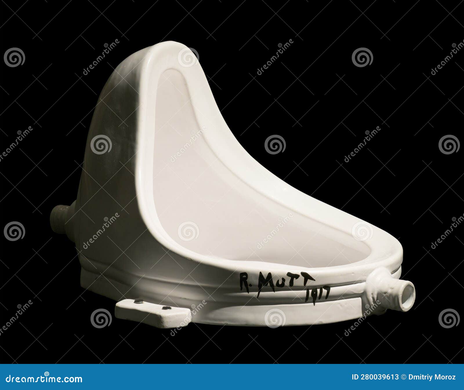 Fountain is a Readymade Sculpture Stock Image - Image of seminal ...