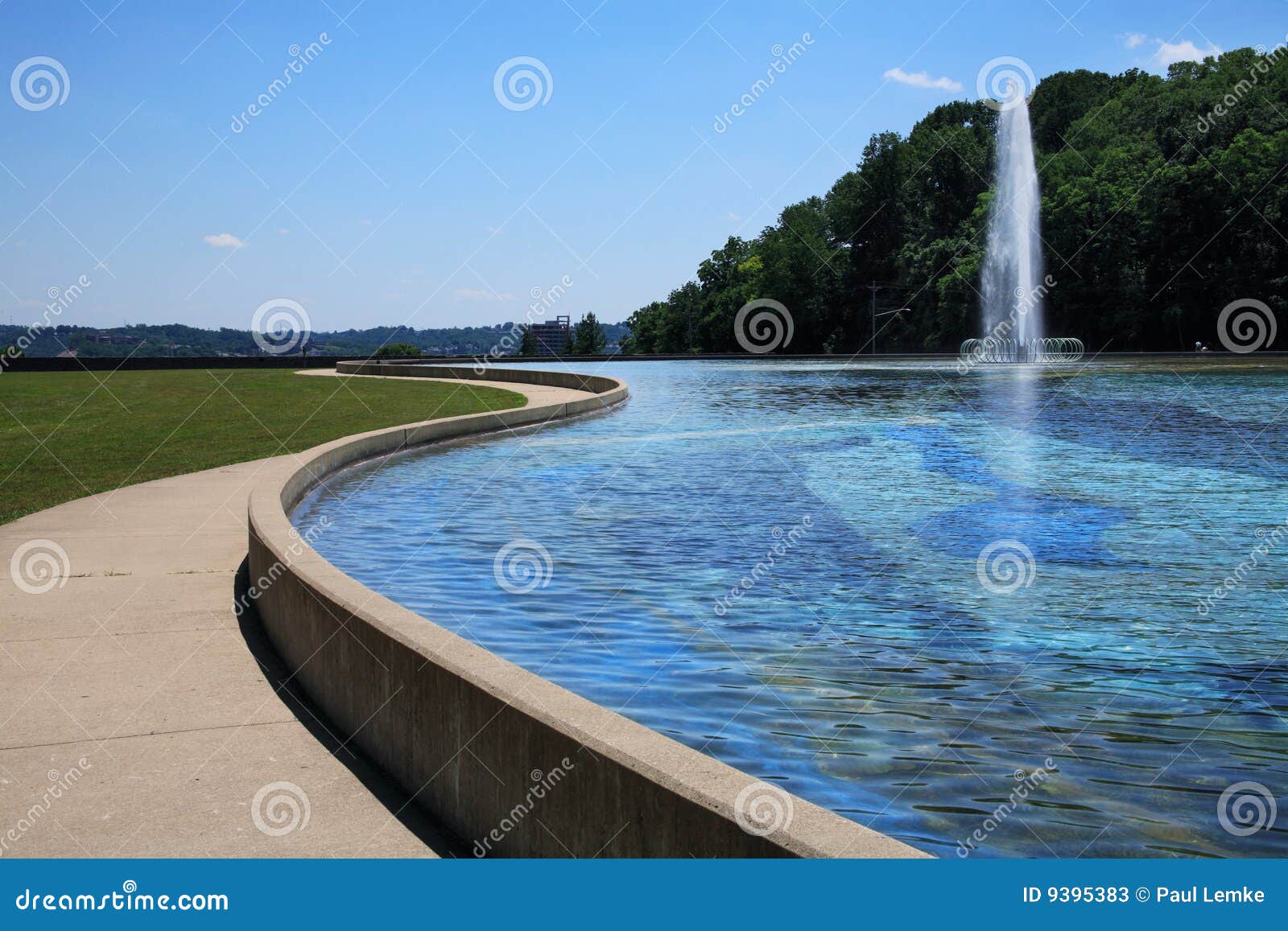 Reflecting Pool And Reflection Hall At Night, Seen At Christian Royalty ...