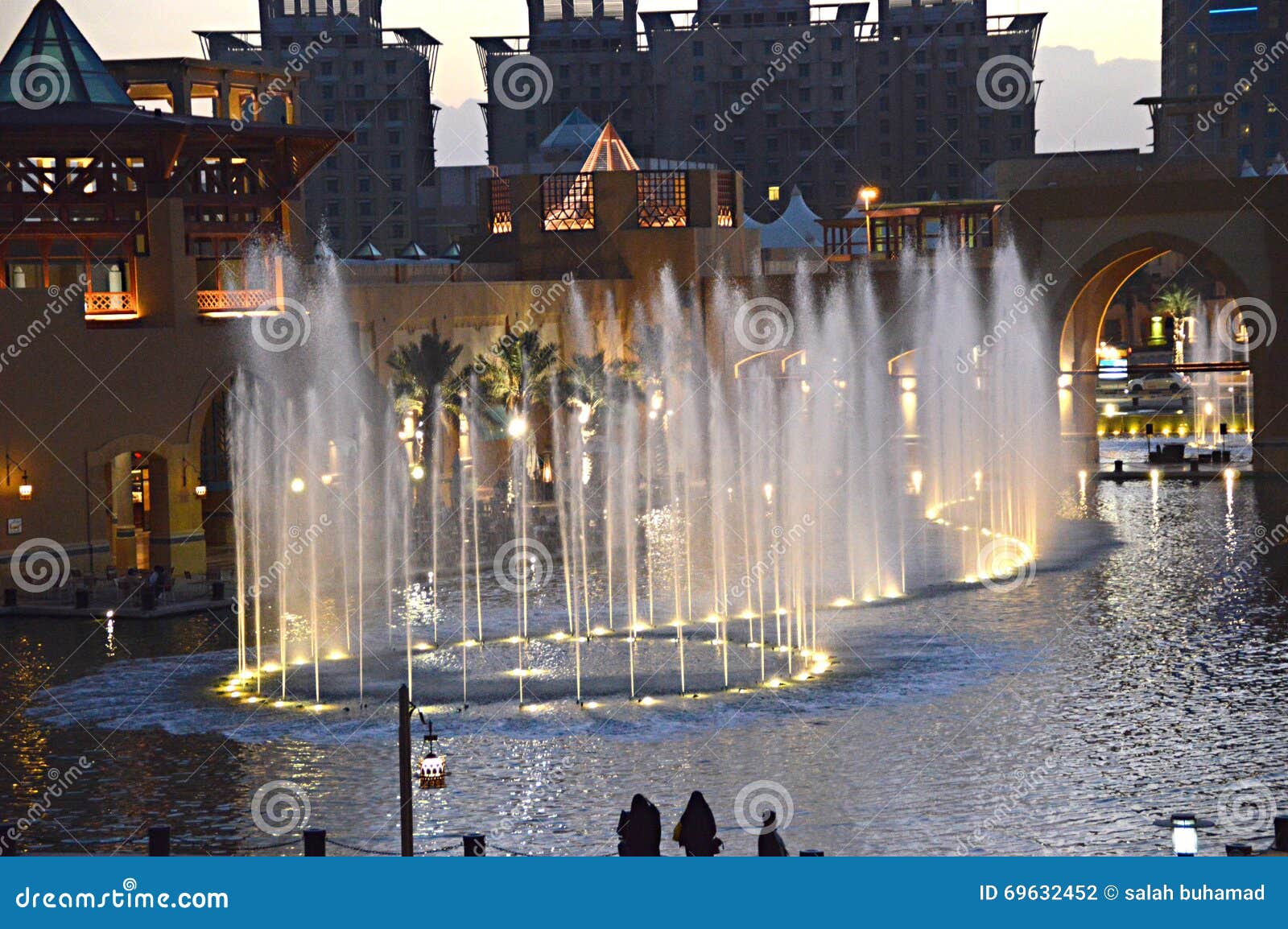 Fountain stock photo. Image of fountain, splash, kuwait - 69632452