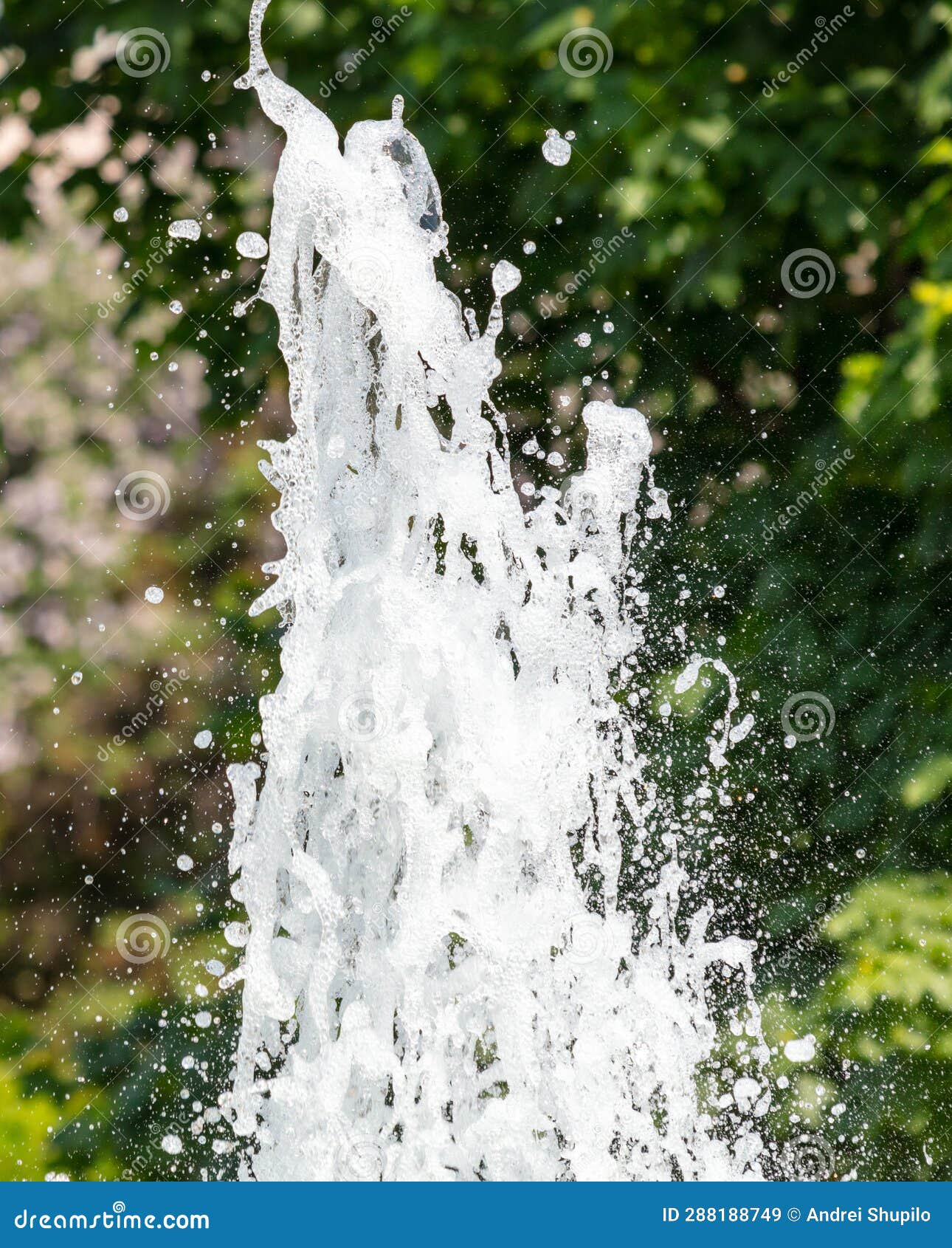 Fountain Splashes As an Abstract Background. Texture Stock Image ...