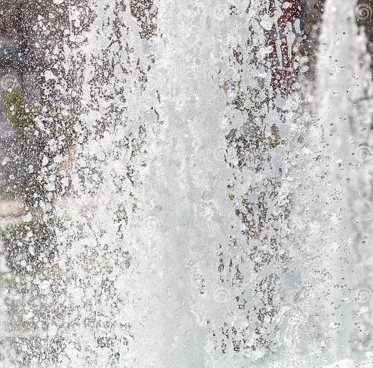 Fountain Splashes As an Abstract Background. Texture Stock Image ...