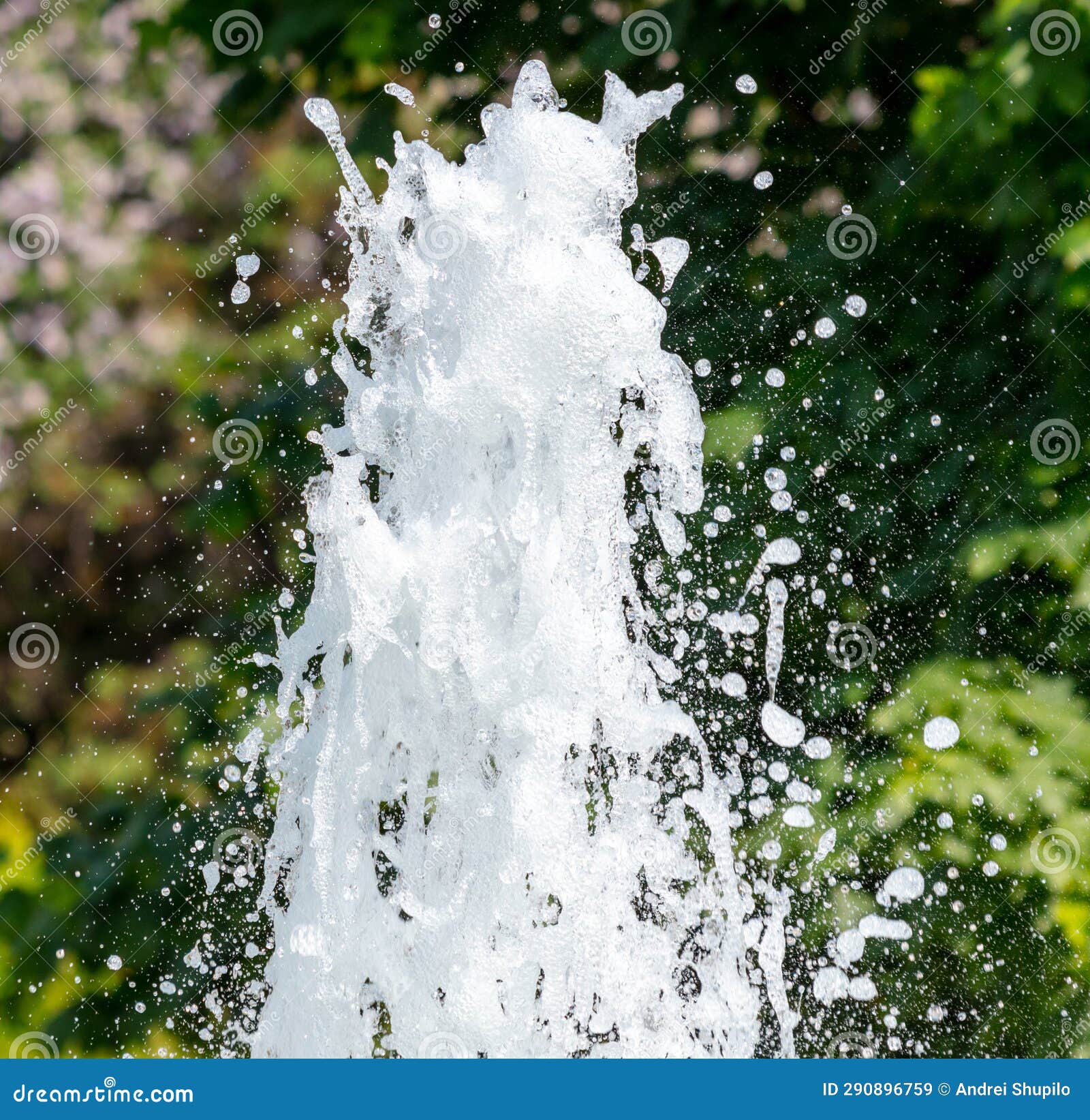 Fountain Splashes As an Abstract Background. Texture Stock Image ...