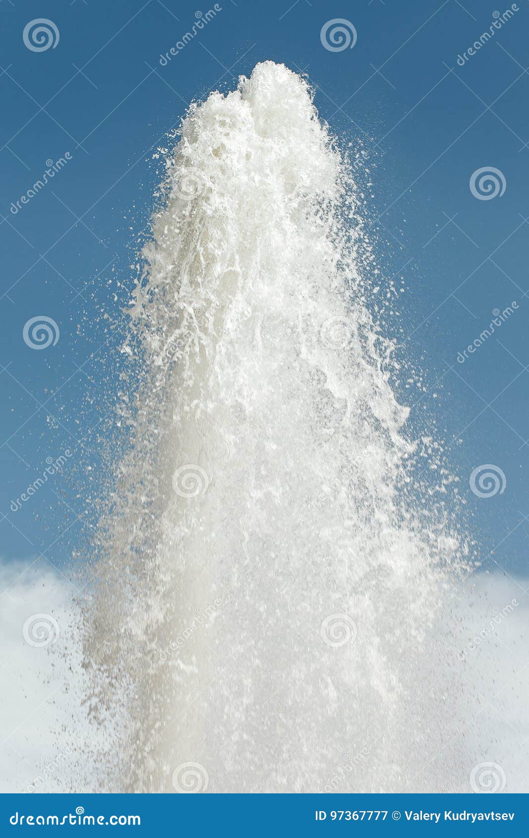 Fountain Stream Waterworks stock image. Image of fountain - 97367777