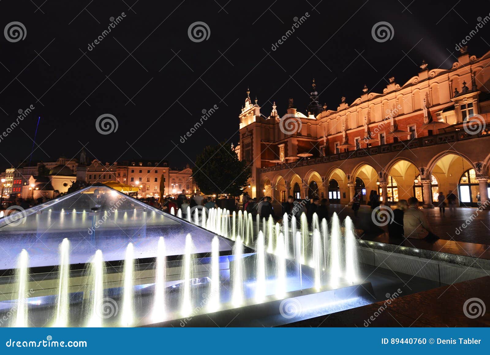 Fountain on town square stock photo. Image of exterior - 89440760