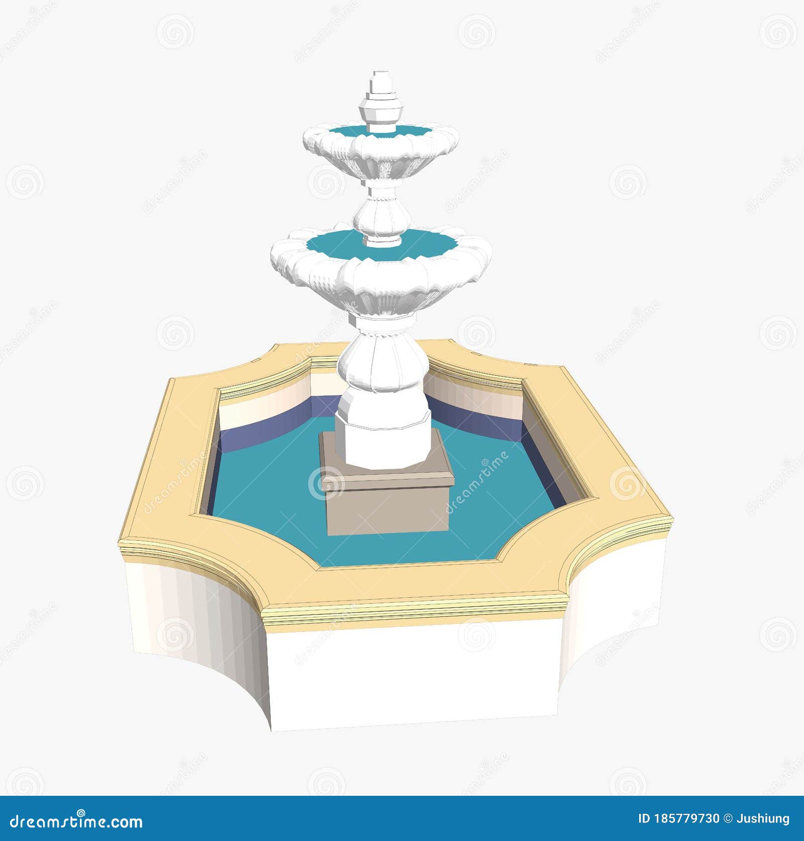Fountain Vector,Architectural Decoration,statue,architectural ...