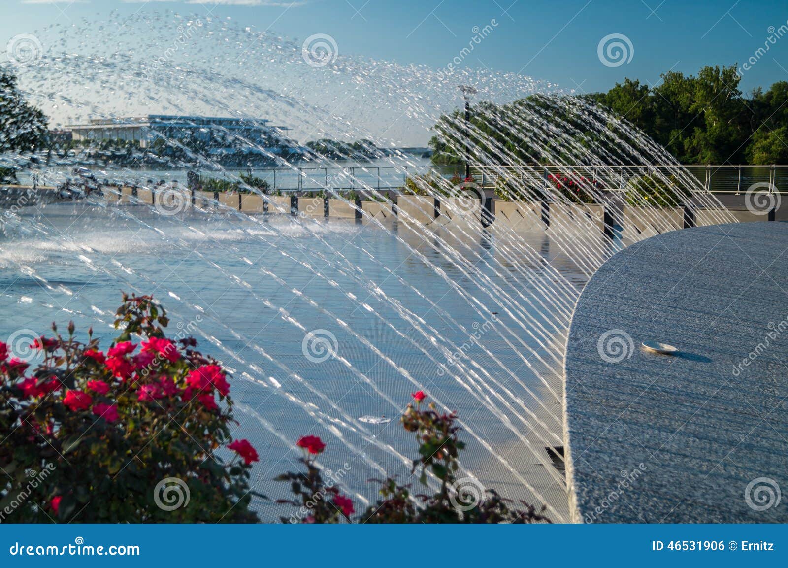 Fountain stock photo. Image of capitol, georgetown, fountain - 46531906