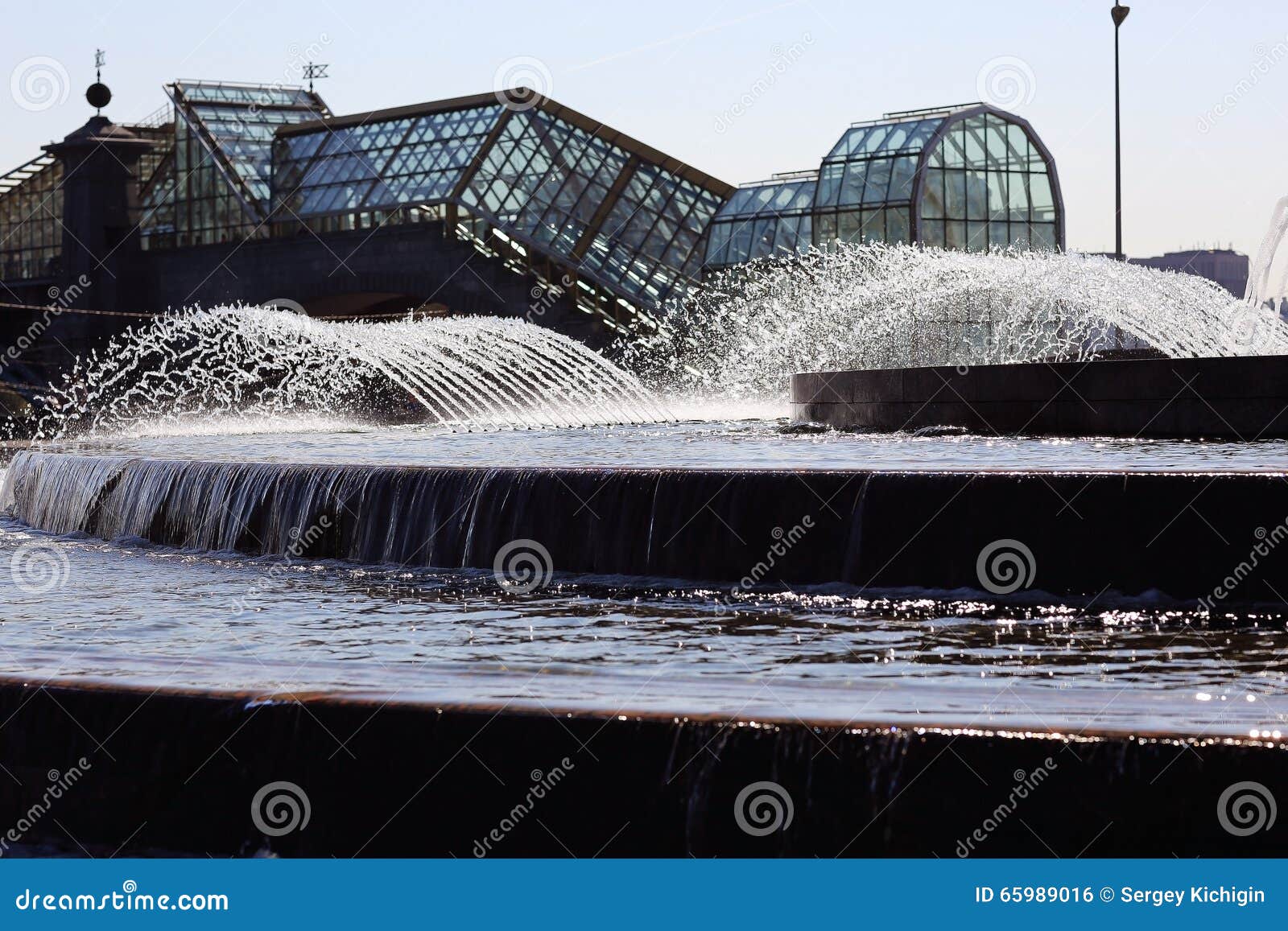 Fountain water jet stock photo. Image of colchis, beautiful - 65989016