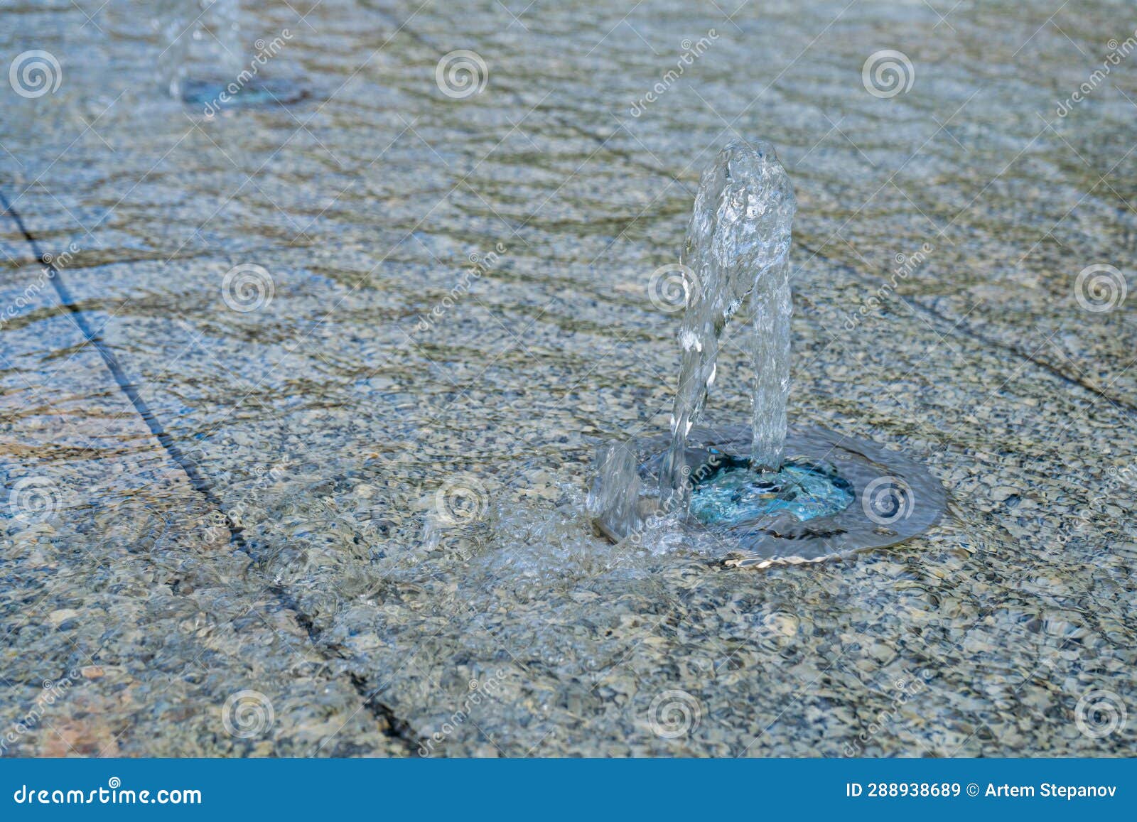 Fountain Water Texture Background, Falling Fresh Fountain Jets ...