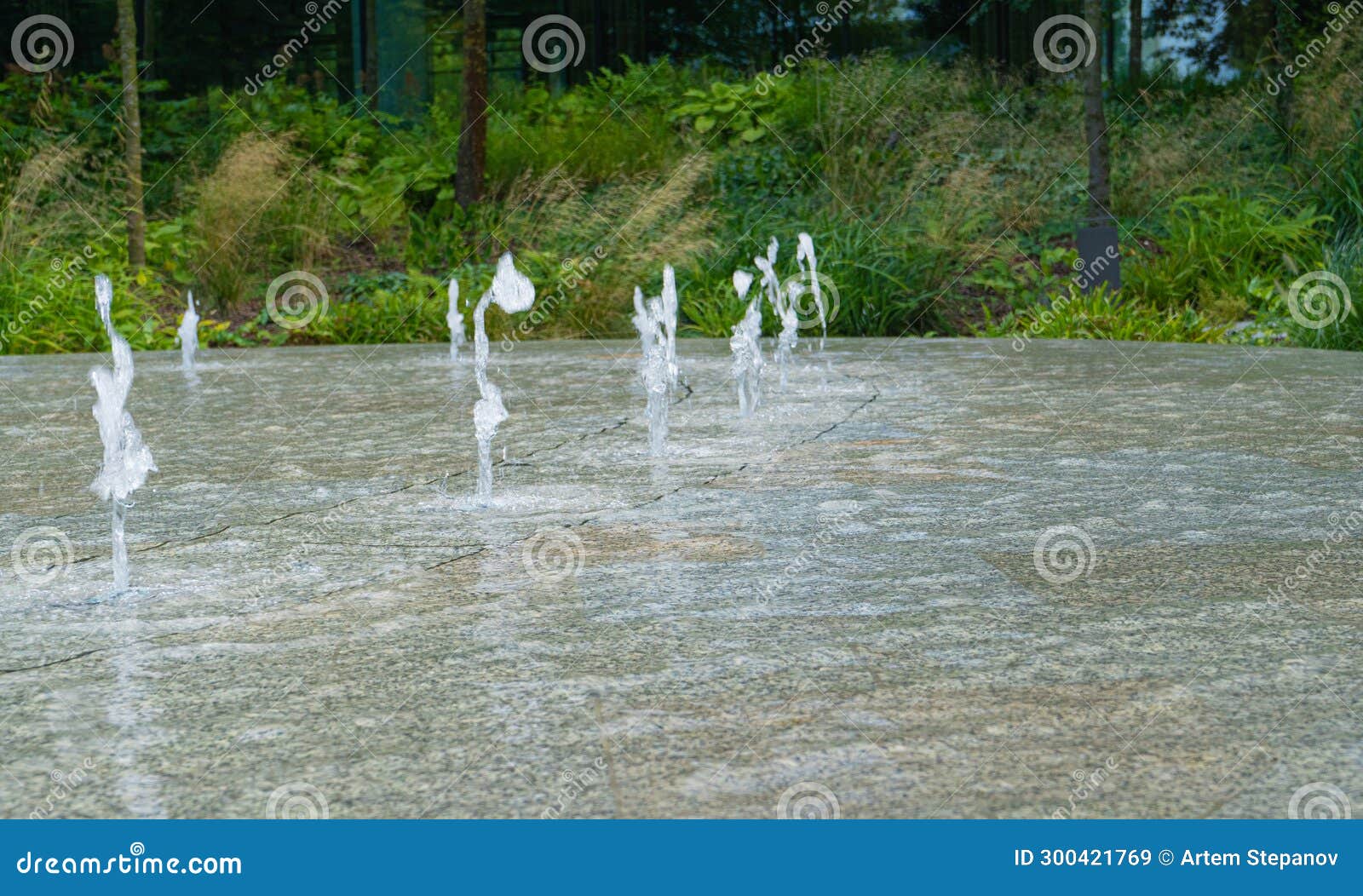 Fountain Water Texture Background, Falling Fresh Fountain Jets ...