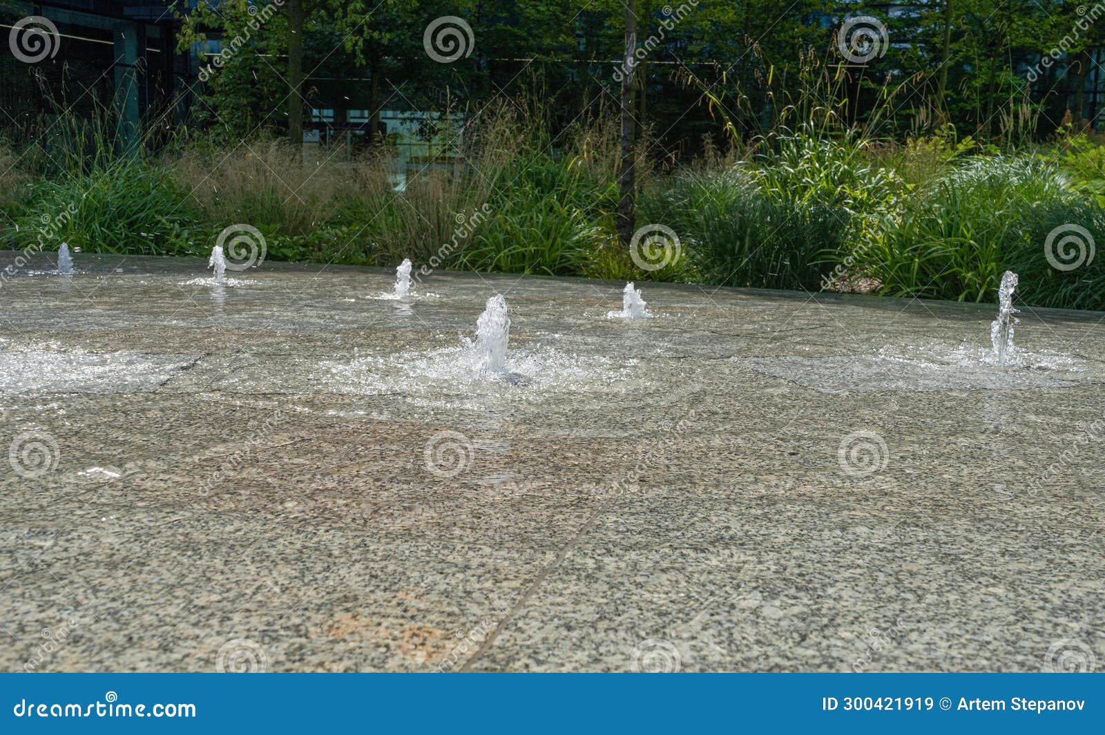 Fountain Water Texture Background, Falling Fresh Fountain Jets ...