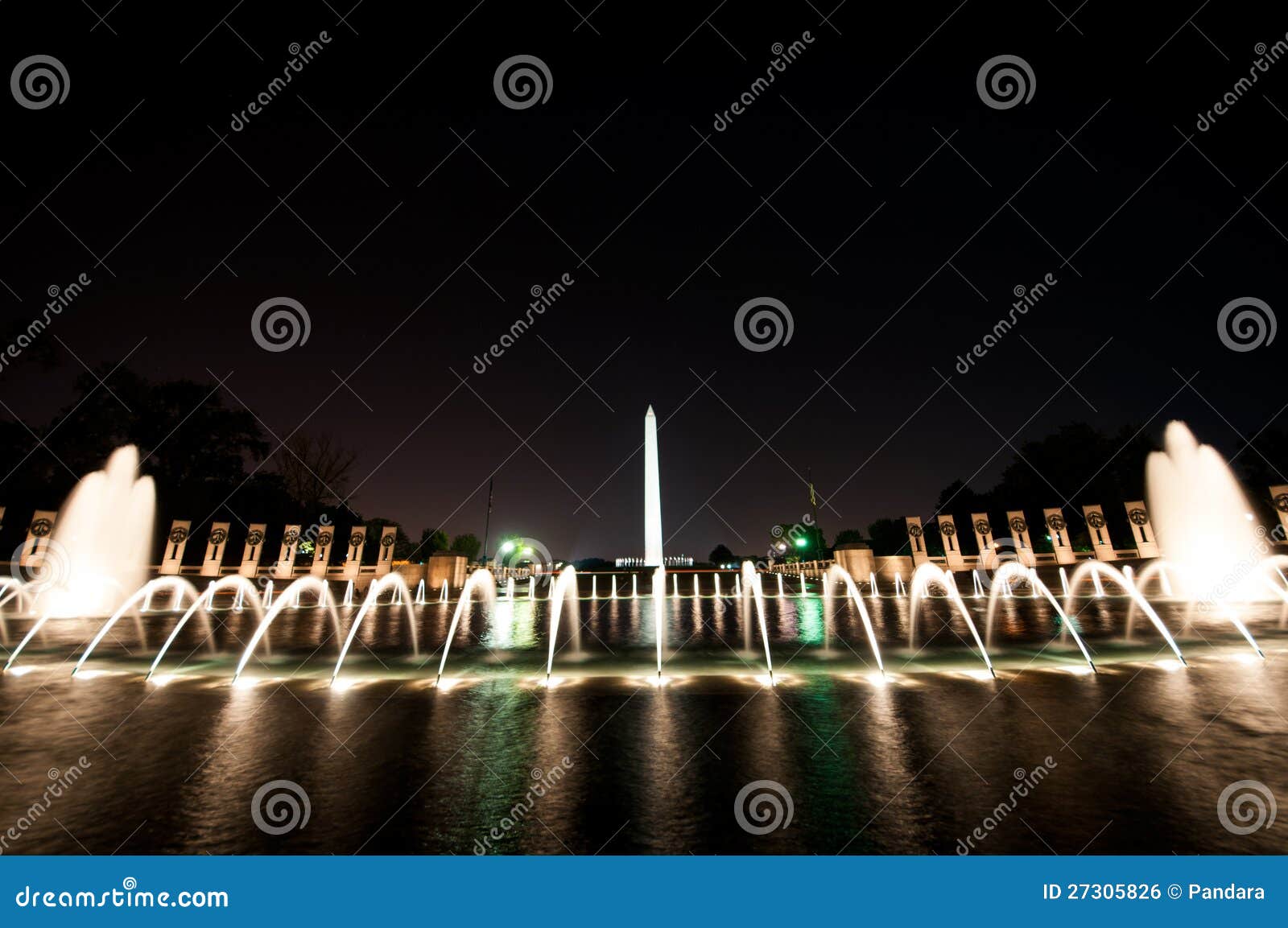 Fountain of World Wall II Memorial Editorial Photo - Image of capital ...
