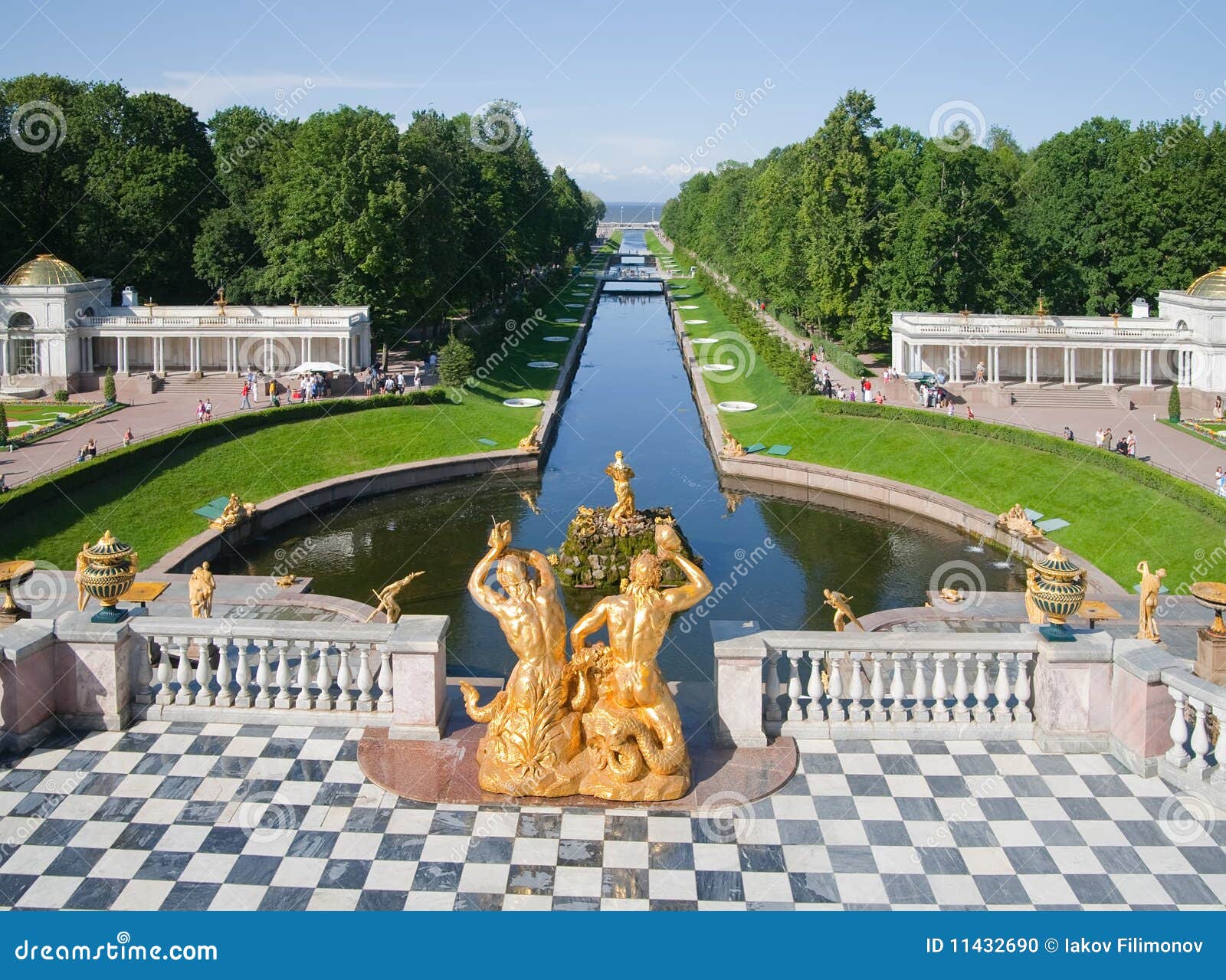 Fountains of Petergof stock photo. Image of petergof - 11432690