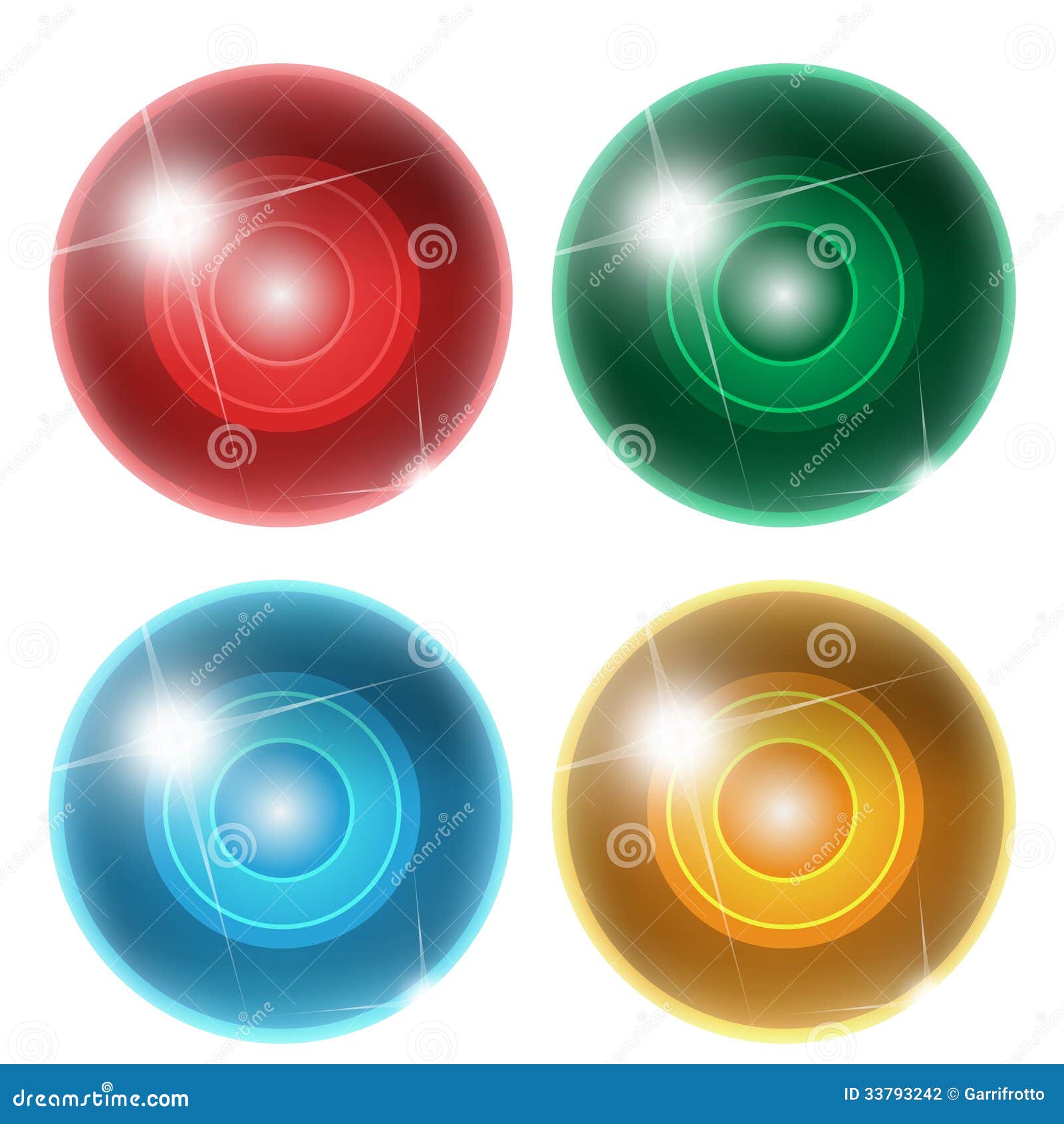 Four abstract ball stock vector. Illustration of concept - 33793242