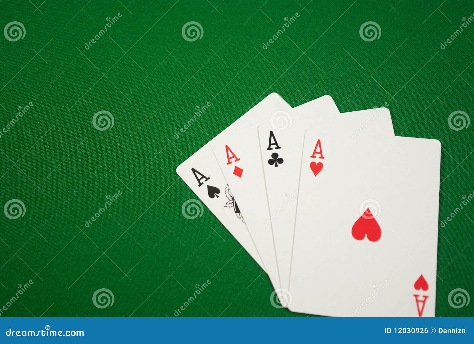 Four Aces stock photo. Image of clubs, betting, success - 12030926