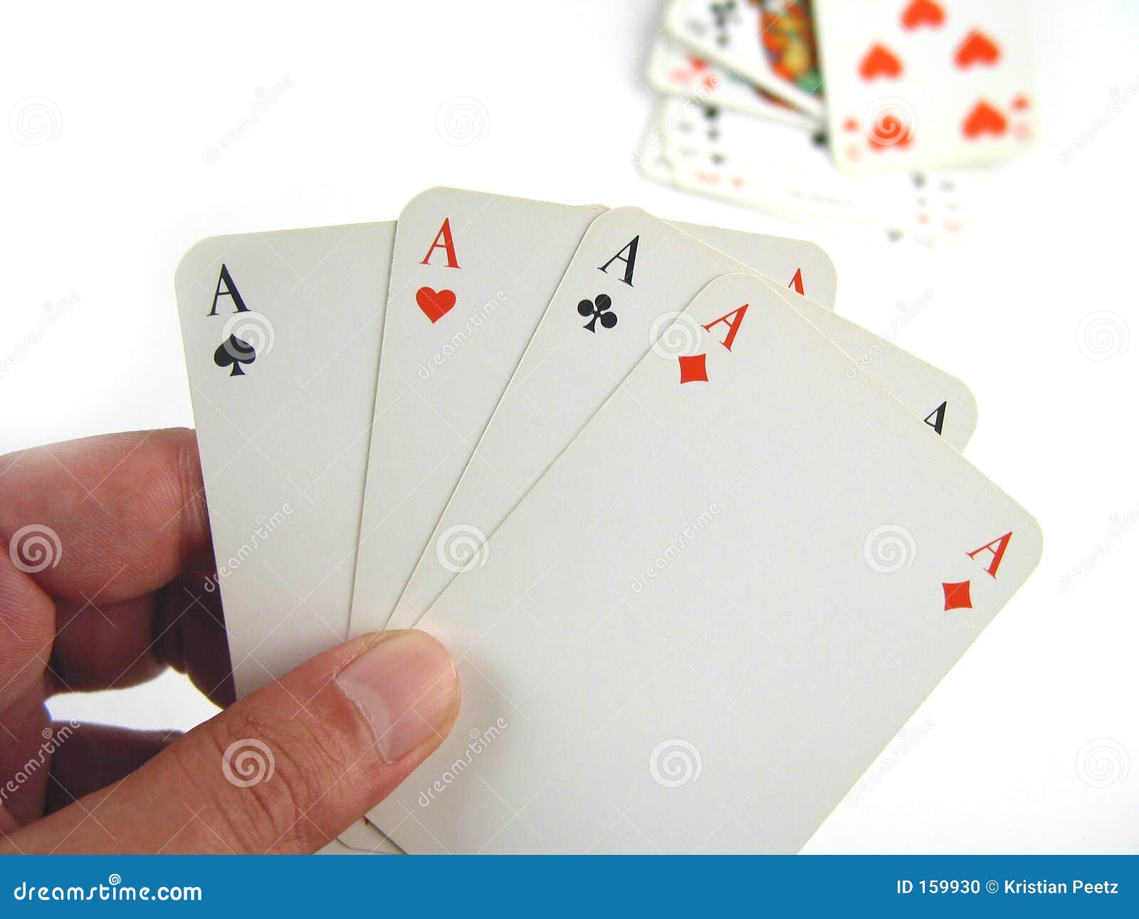 Four aces stock photo. Image of hand, power, play, fortune - 159930