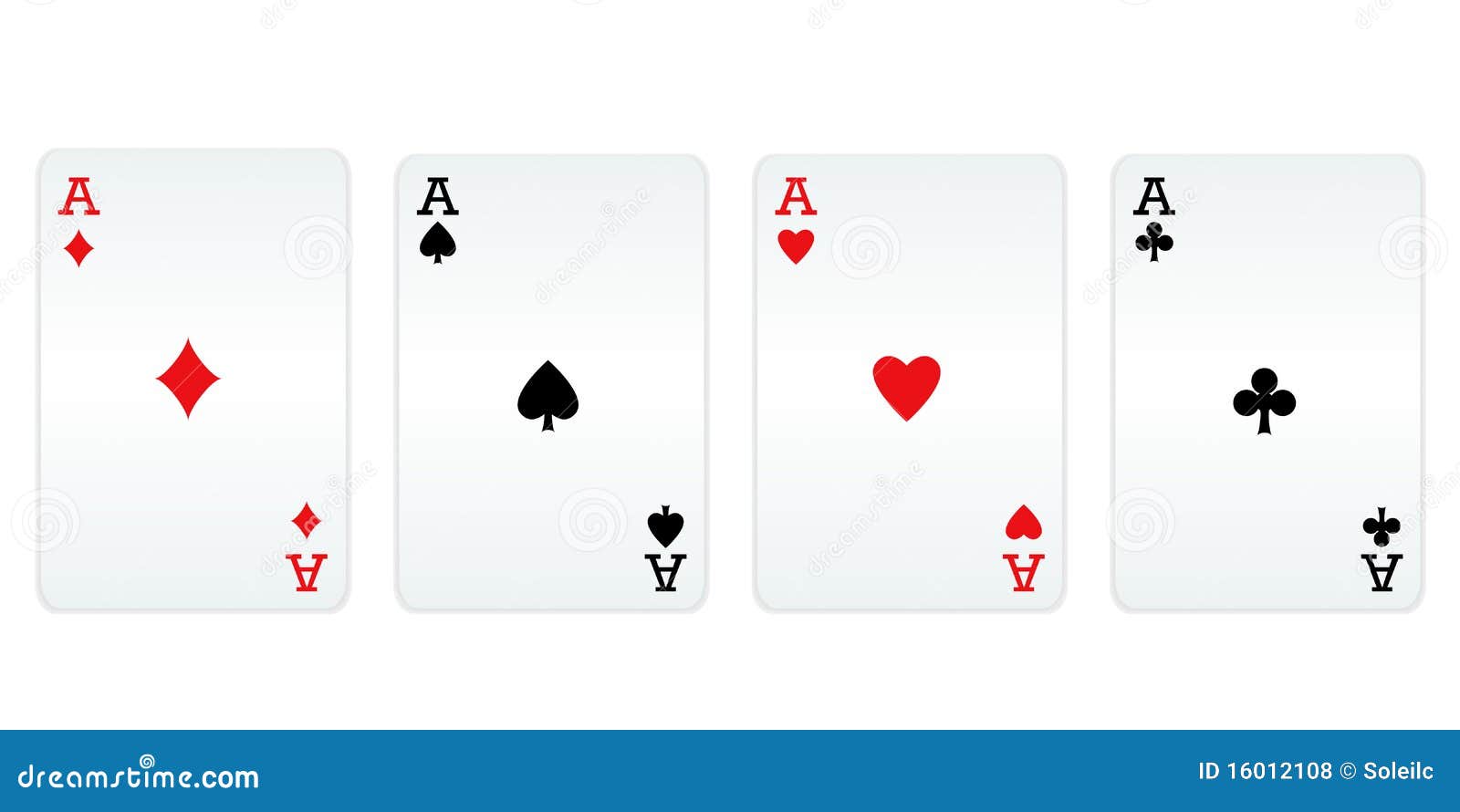 Four aces stock vector. Illustration of suit, graphic - 16012108