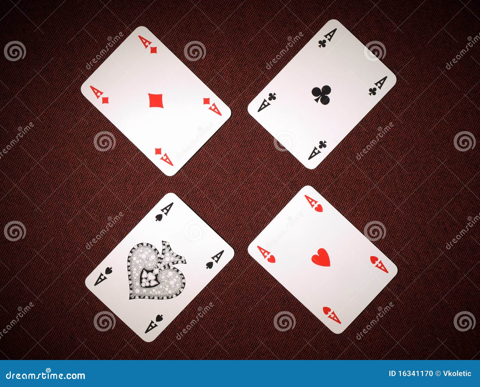 Four aces stock photo. Image of play, entertainment, table - 16341170