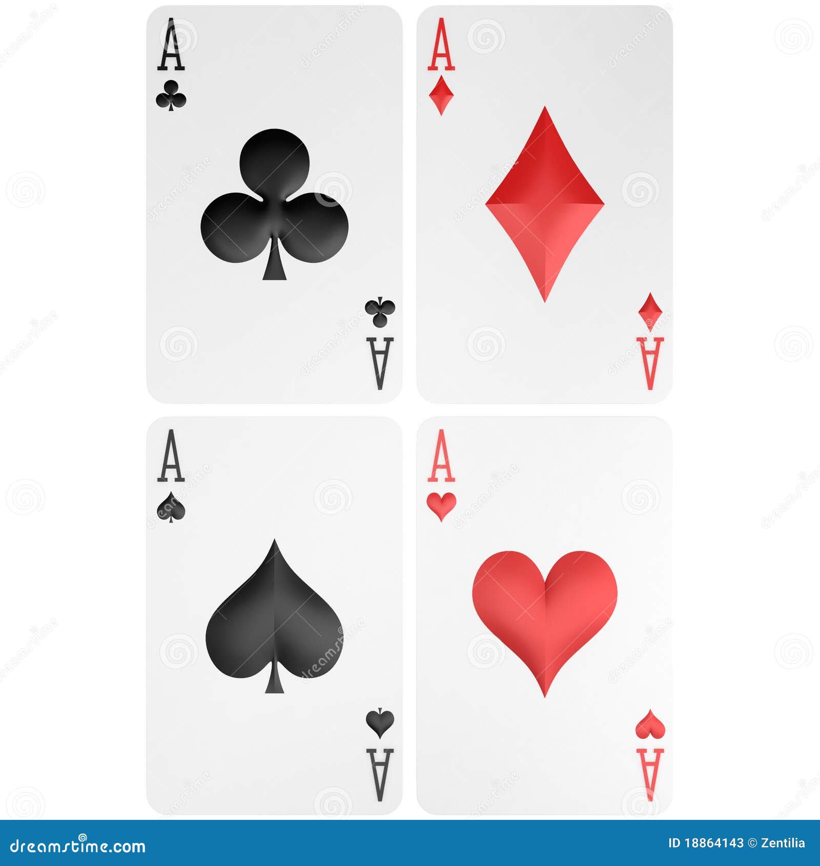 Four aces stock illustration. Illustration of casino - 18864143
