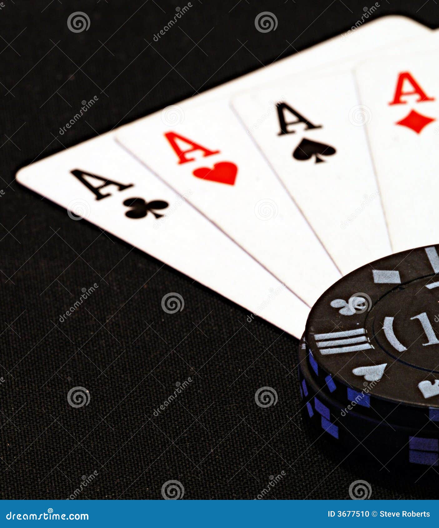 Four aces stock photo. Image of stud, limit, gambling - 3677510