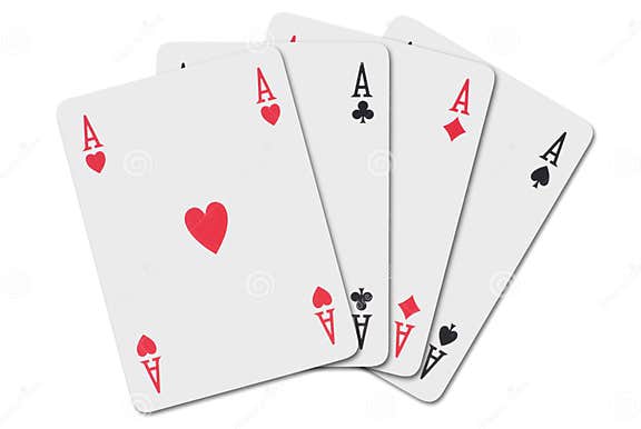 Four aces stock image. Image of play, spades, success, full - 970103