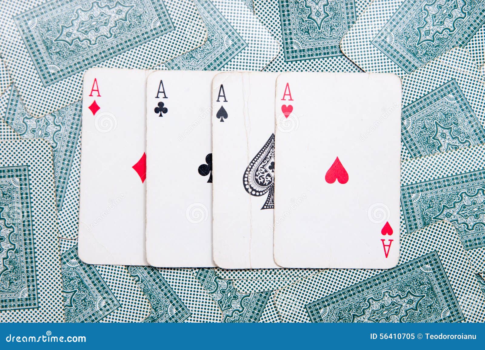 The four aces stock image. Image of competition, cards - 56410705