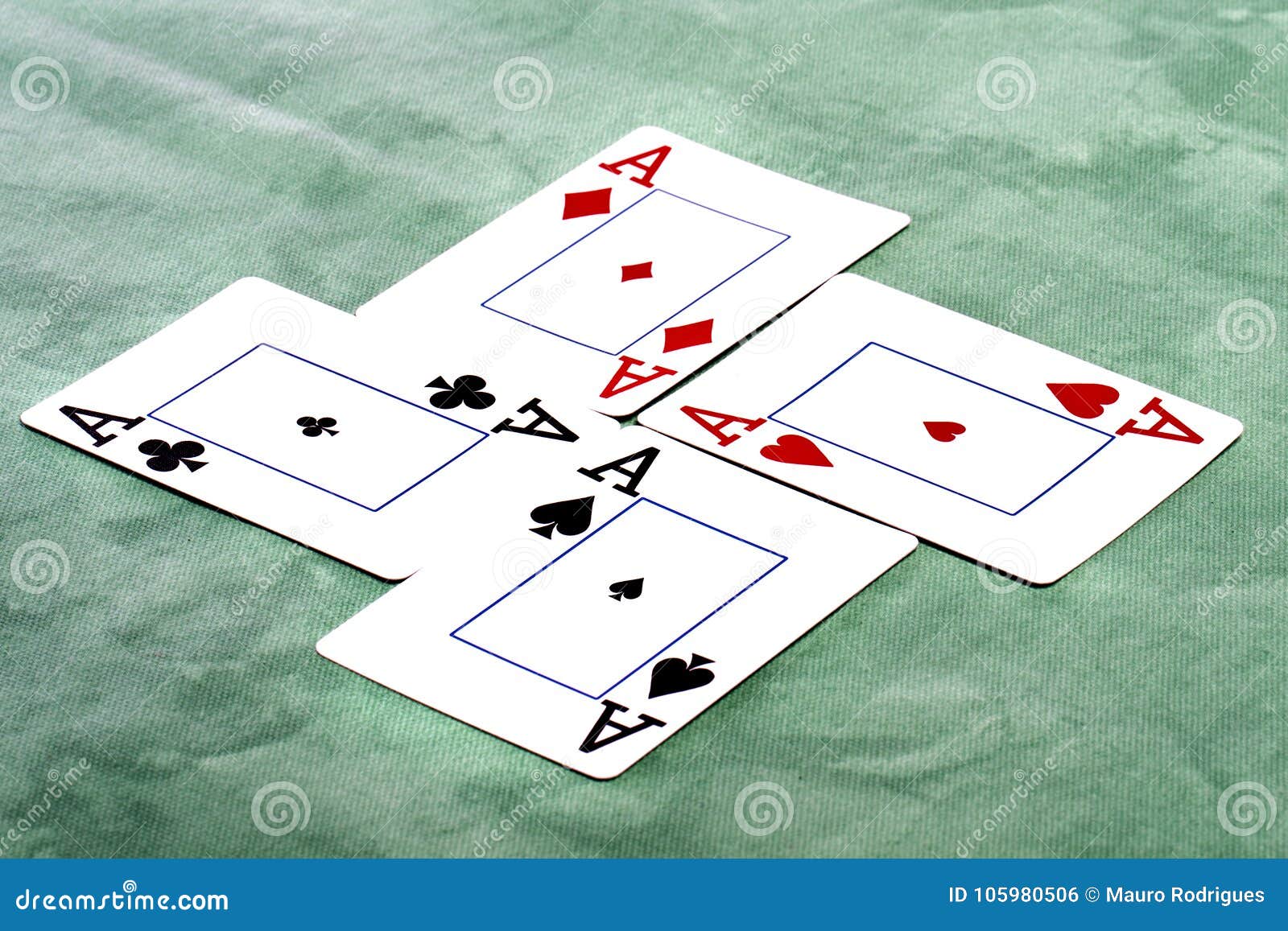 Four aces stock photo. Image of black, element, design - 105980506