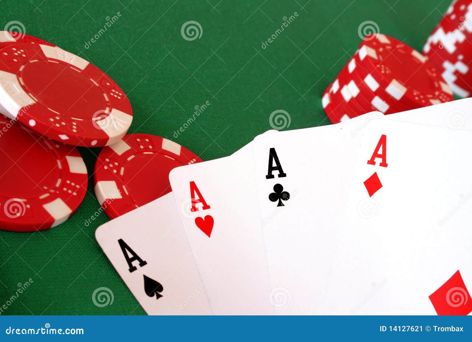 Four aces in hand stock image. Image of cards, risk, fortune - 14127621