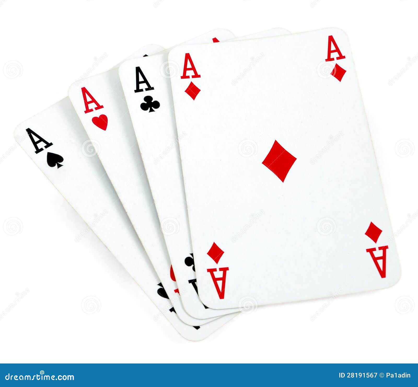 Four Aces Isolated on White Stock Image - Image of achievement, highest ...