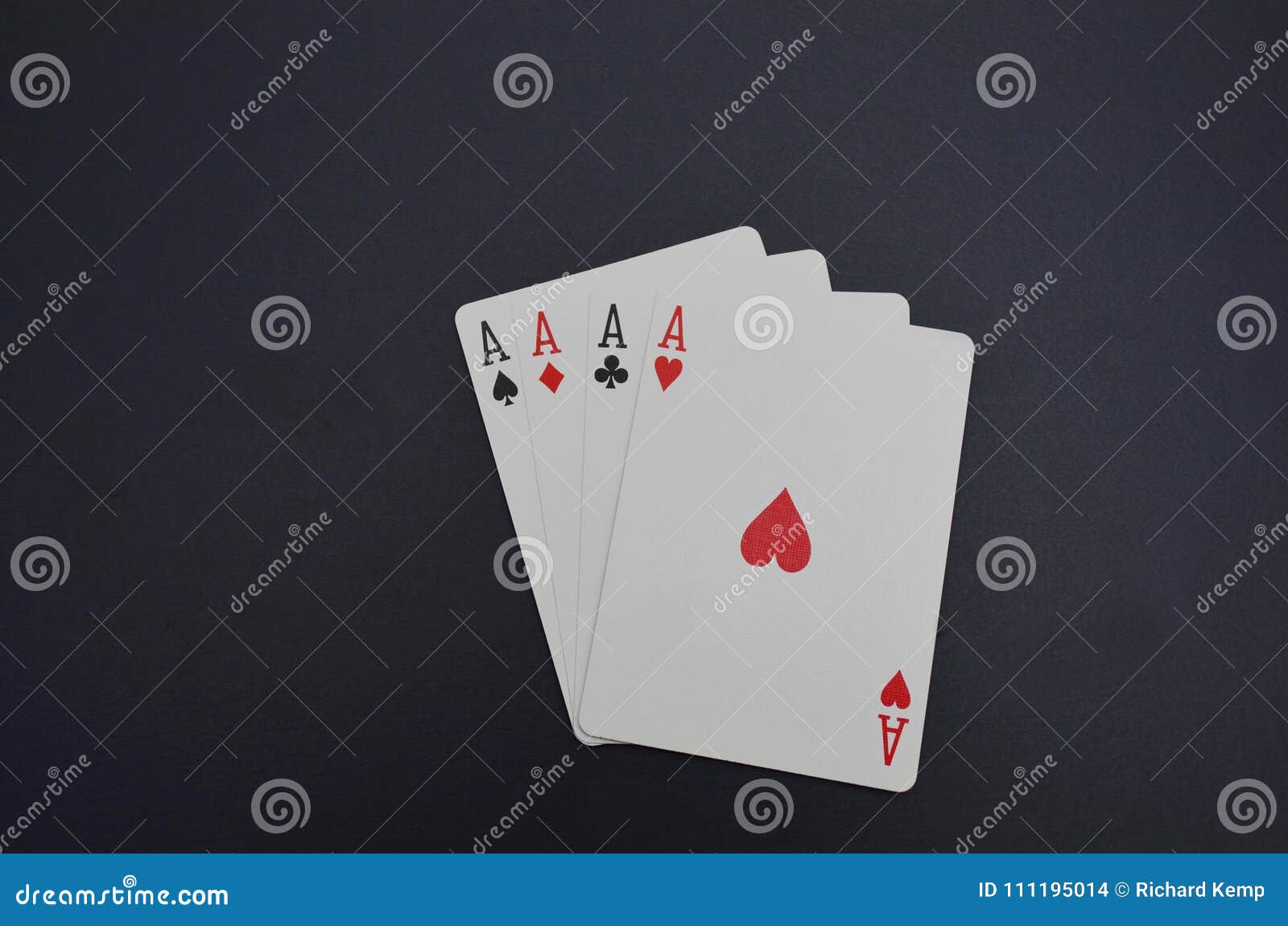 Four aces poker hand stock photo. Image of color, cards - 111195014