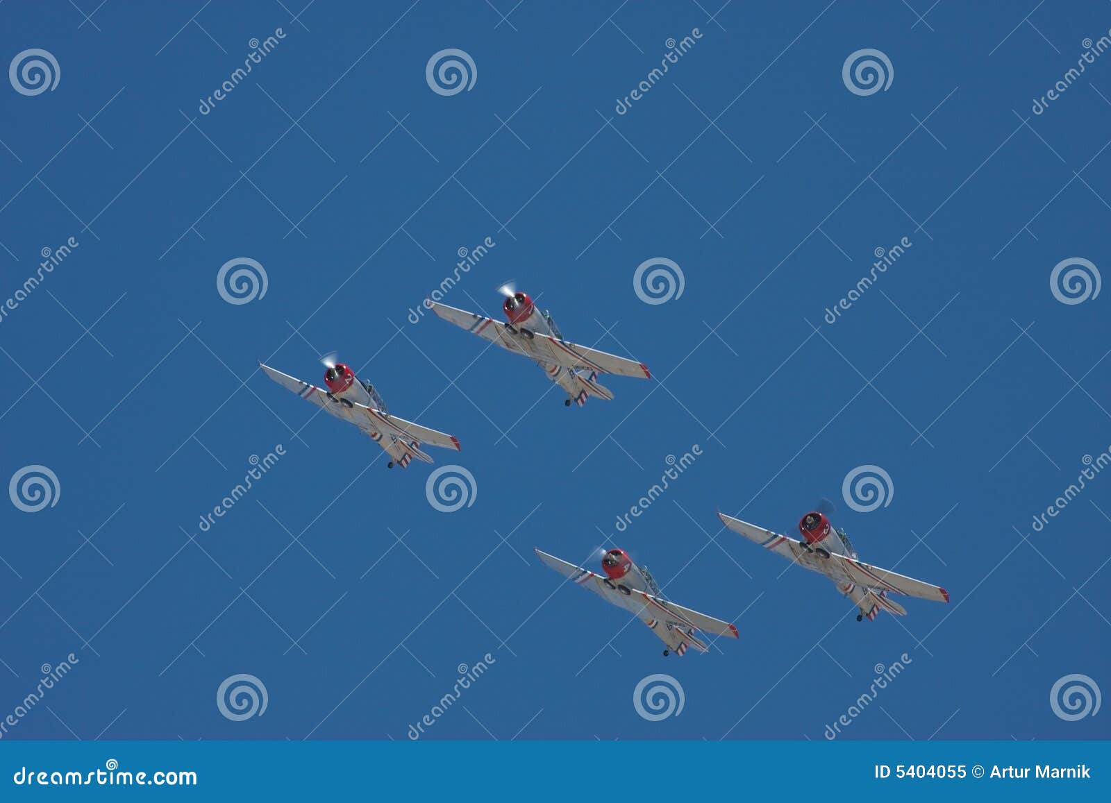 Four airplanes on air-show stock image. Image of blue - 5404055