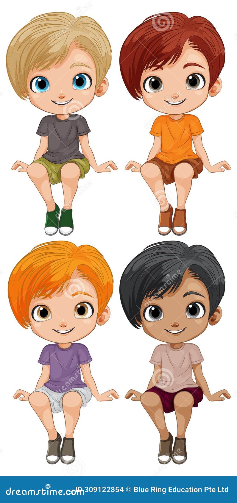 Animated Kids As Ice Sculptors Carving Intricate Designs Stock Photo ... Animated Kids As Ice Sculptors Carving Intricate Designs Stock Photo ...