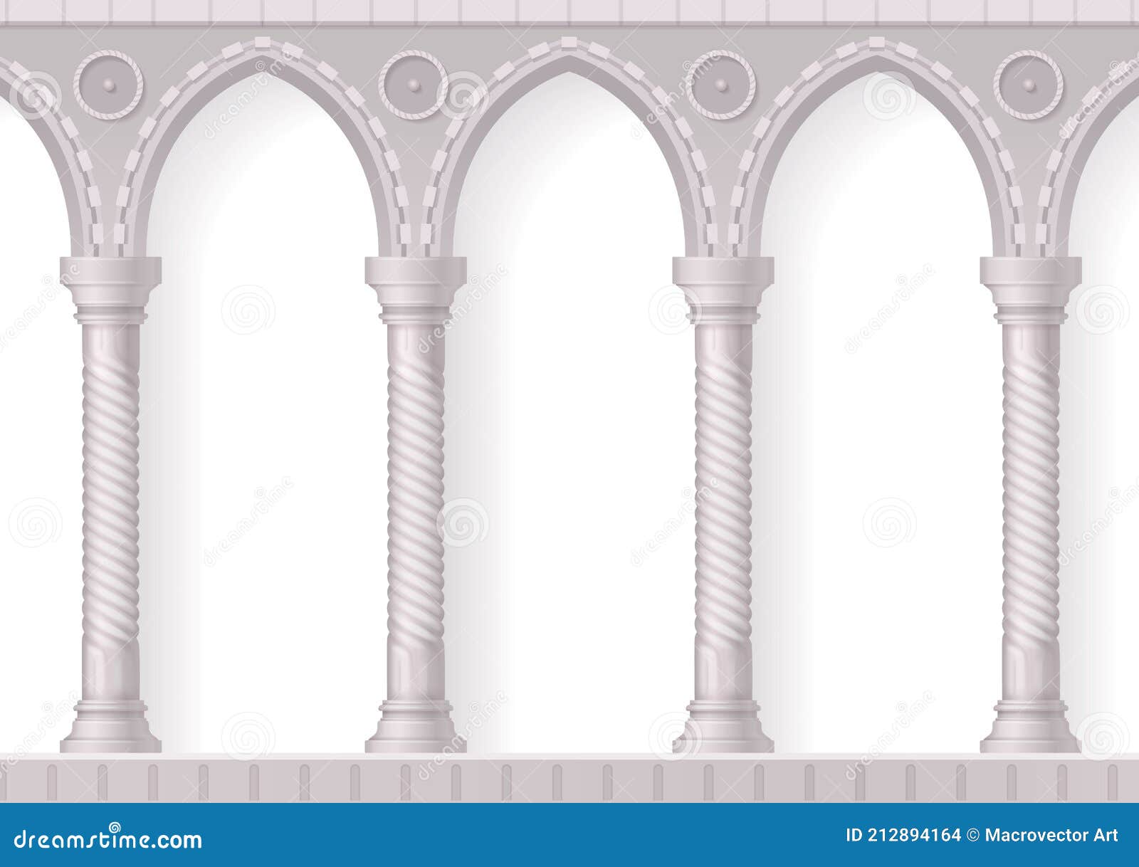 Columns Realistic Set Cartoon Vector | CartoonDealer.com #275560371
