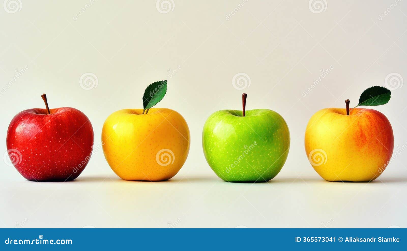 Four Apples Stock Image | CartoonDealer.com #8043313