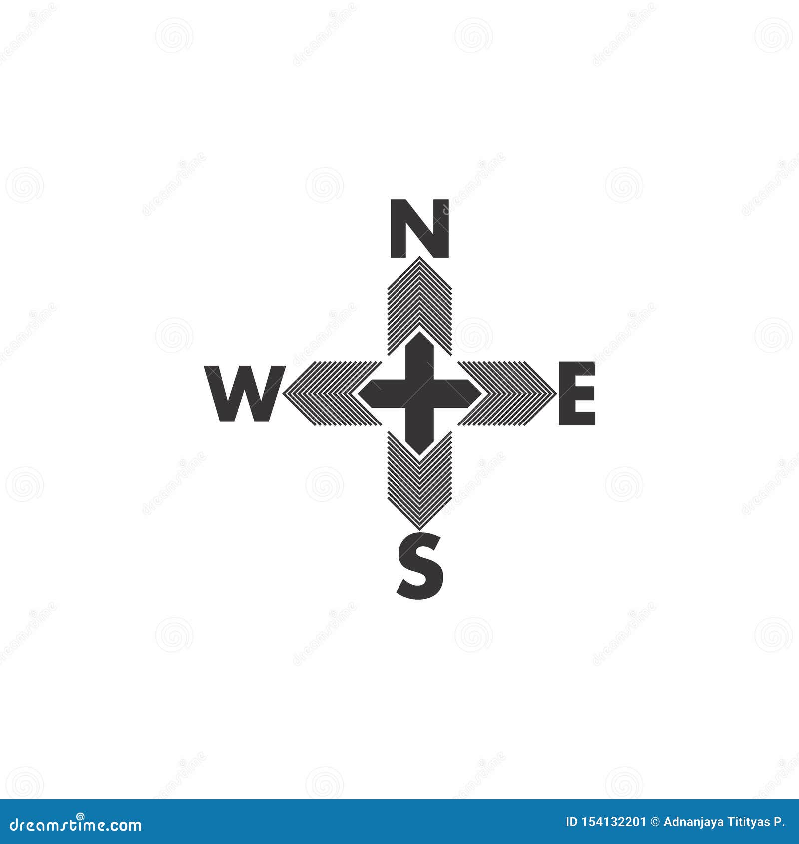 Four Compass Rose Vector Illustration | CartoonDealer.com #15377430