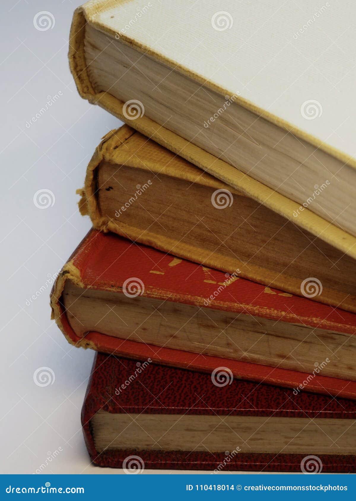 Four Assorted-color Hardbound Books Picture. Image: 110418014