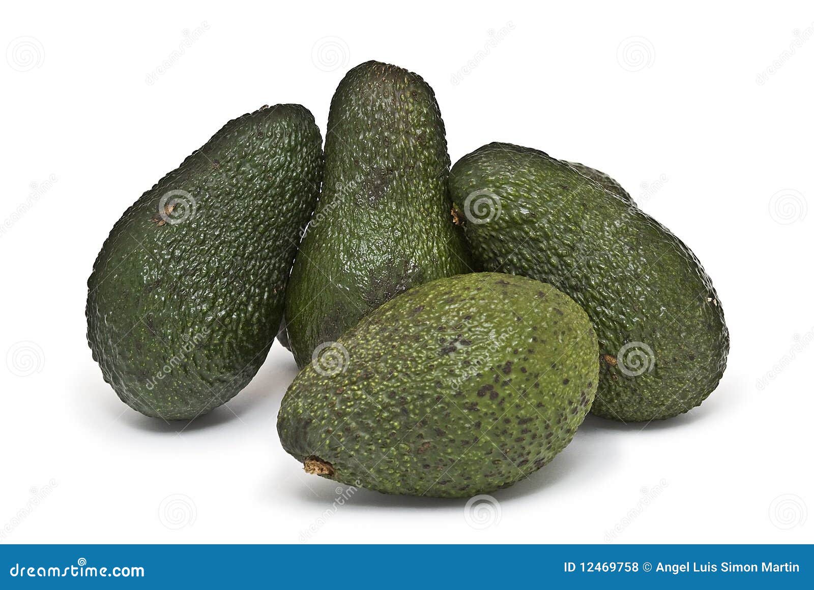 Four avocados. stock photo. Image of cooking, guacamole - 12469758