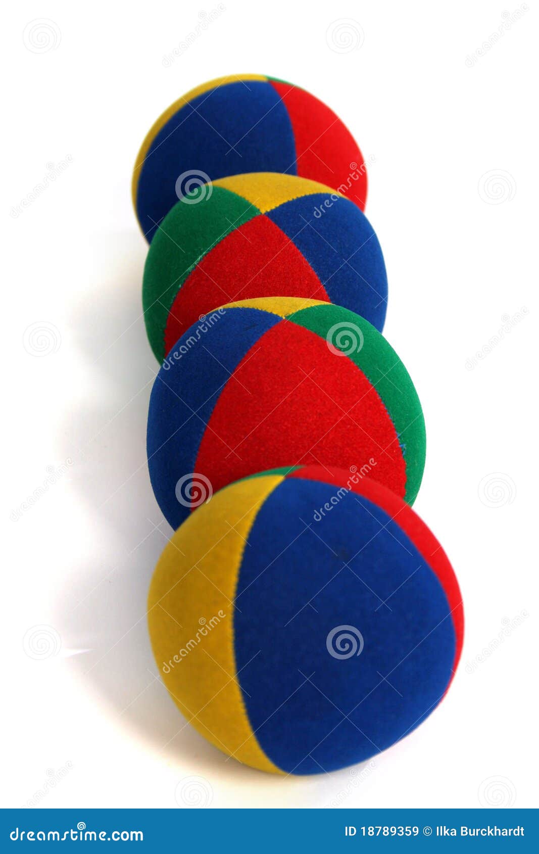 Four balls stock image. Image of color, colored, perspective - 18789359