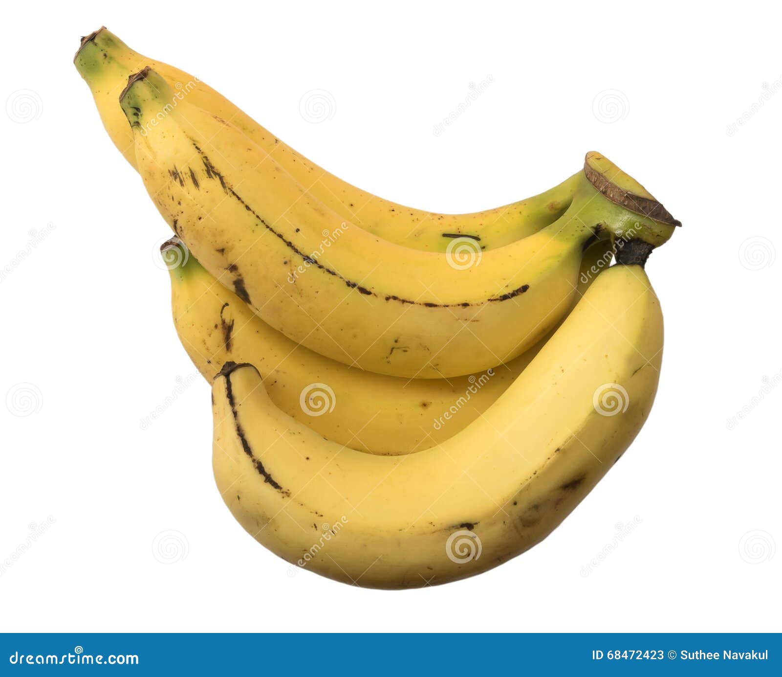 Four Bananas Stock Image | CartoonDealer.com #2672251