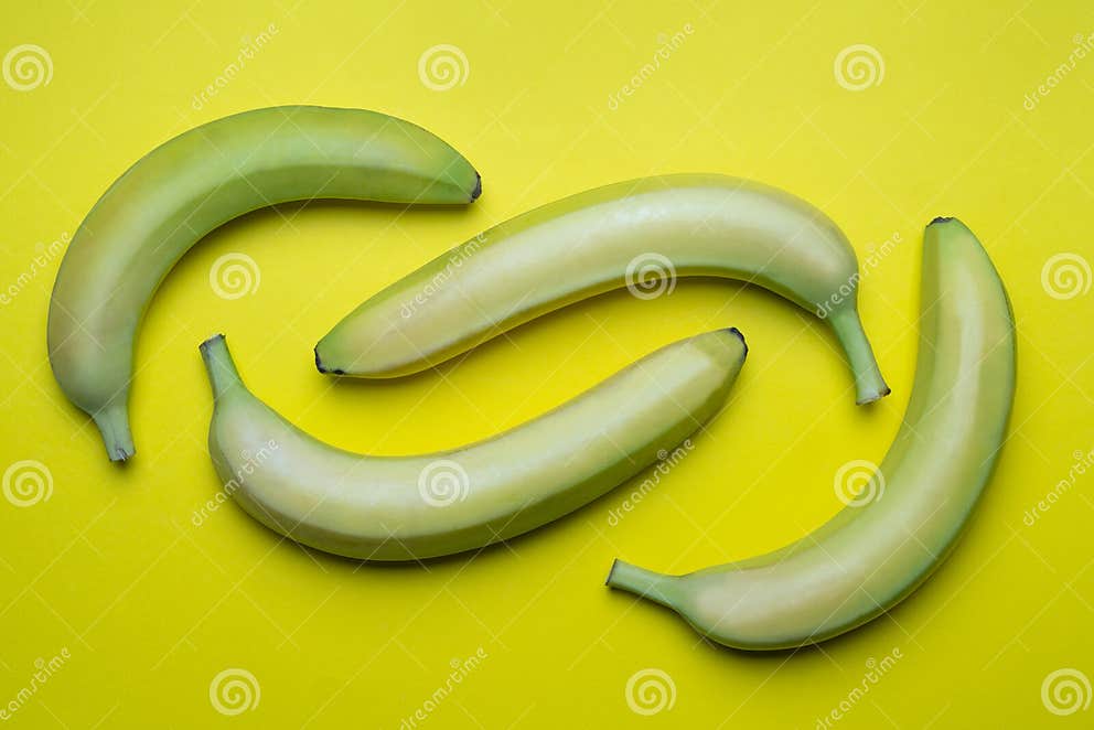 Four Bananas stock image. Image of drink, healthy, eating - 214345103