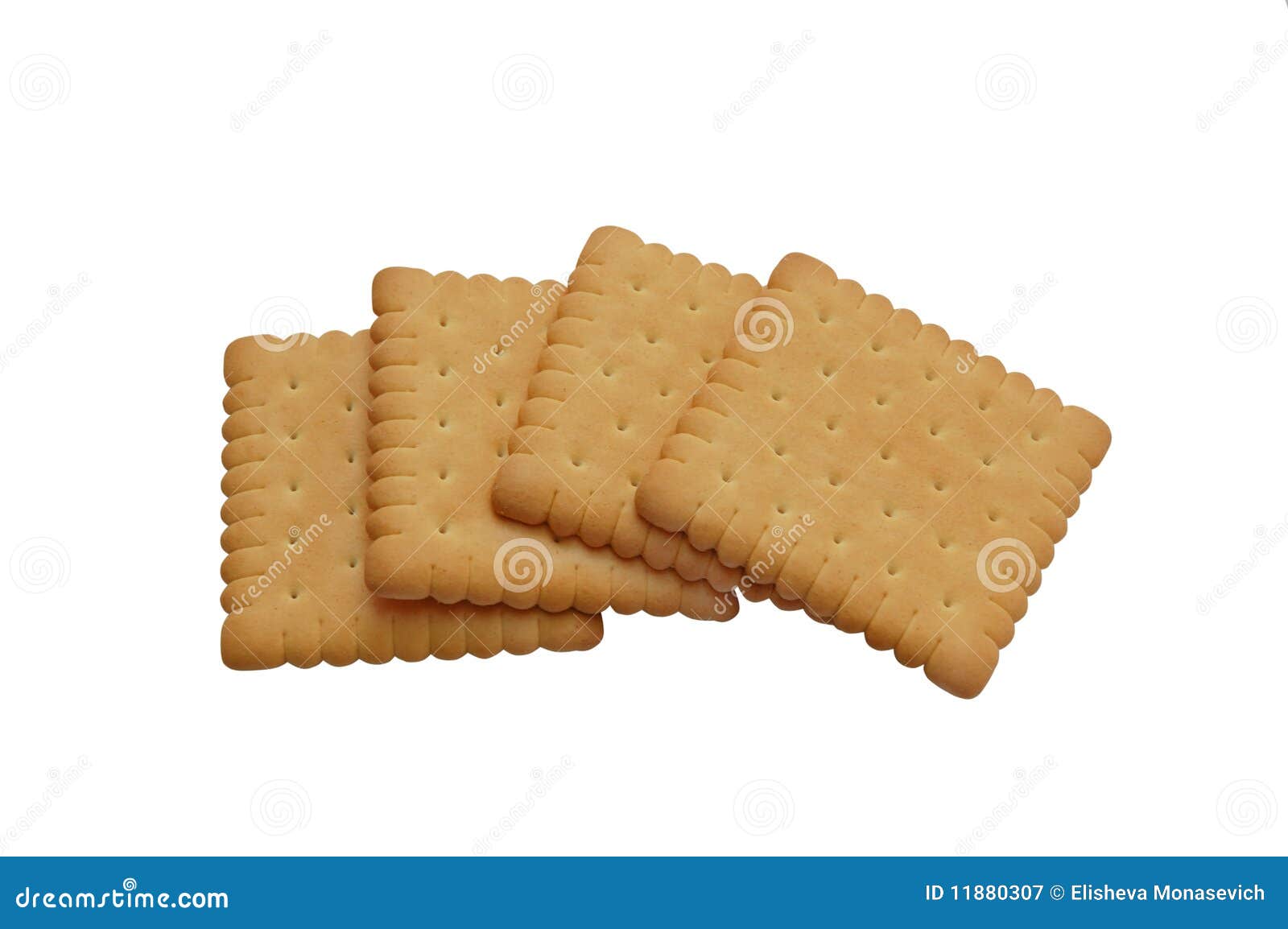 Four biscuits stock image. Image of cookies, food, calories - 11880307