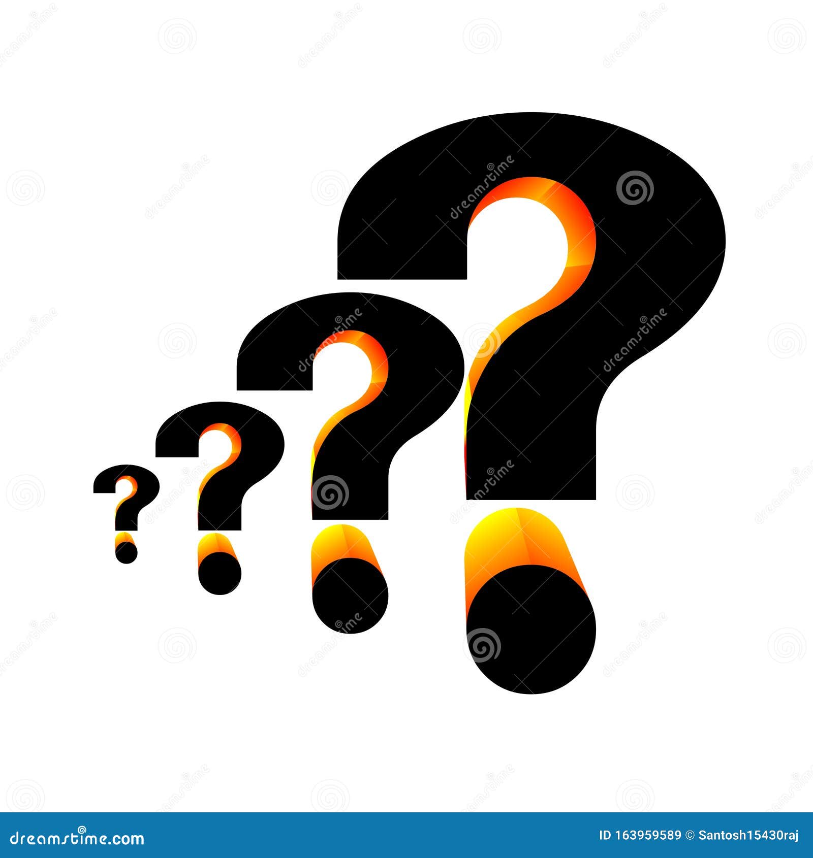 Interrogation Marks Stock Image | CartoonDealer.com #21177097