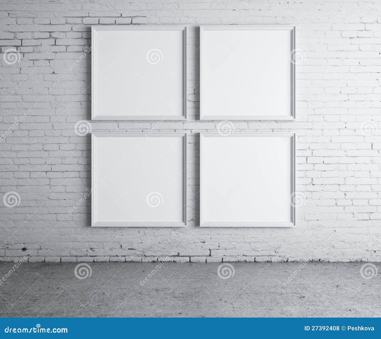 Four blank frame stock photo. Image of design, material - 27392408