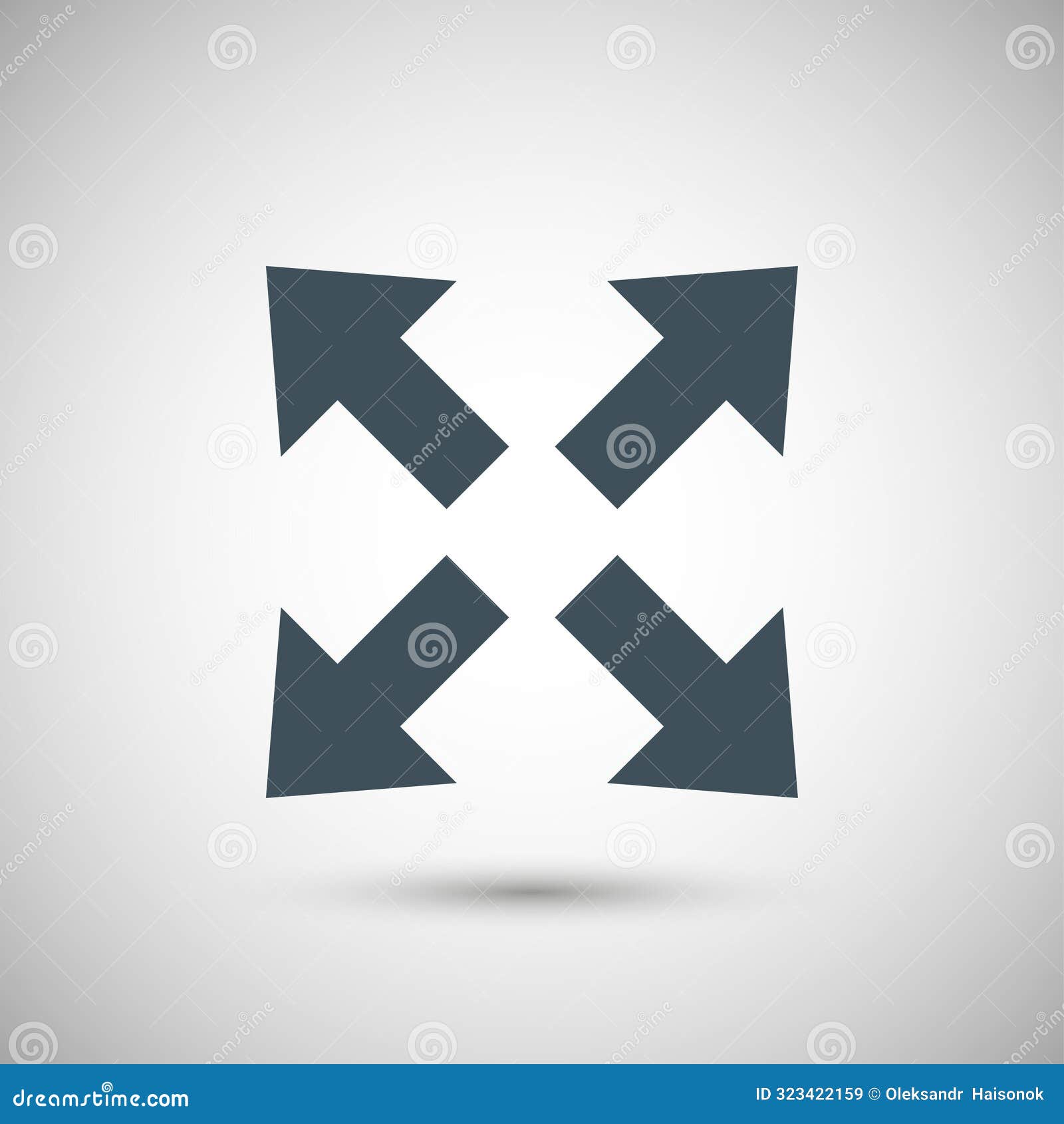 Four Blue Vector Arrow. Abstract Sign Stock Vector - Illustration of ...