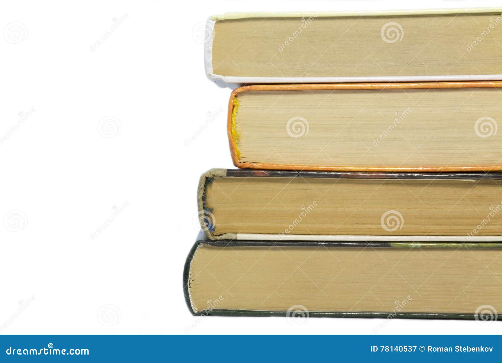 Four books on each other stock image. Image of bookstore - 78140537