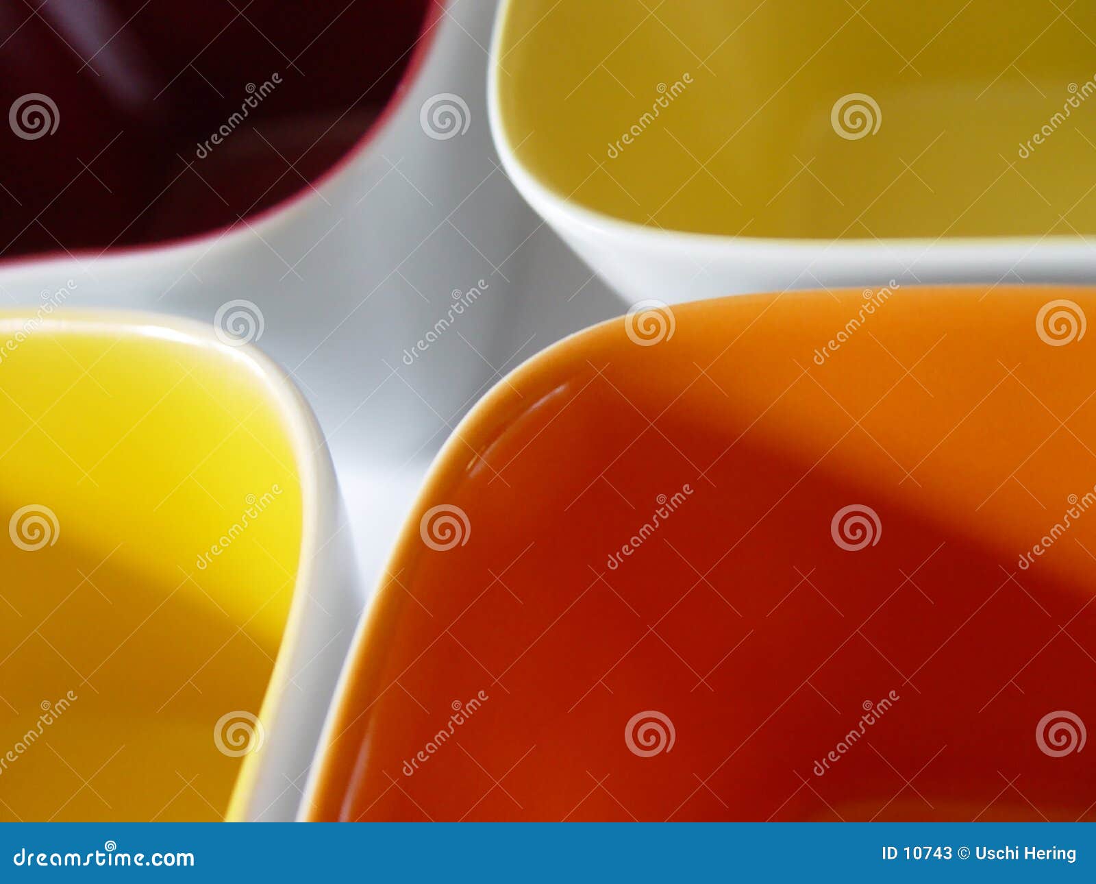 Four bowls stock image. Image of bowls, colour, bowl, dish - 10743