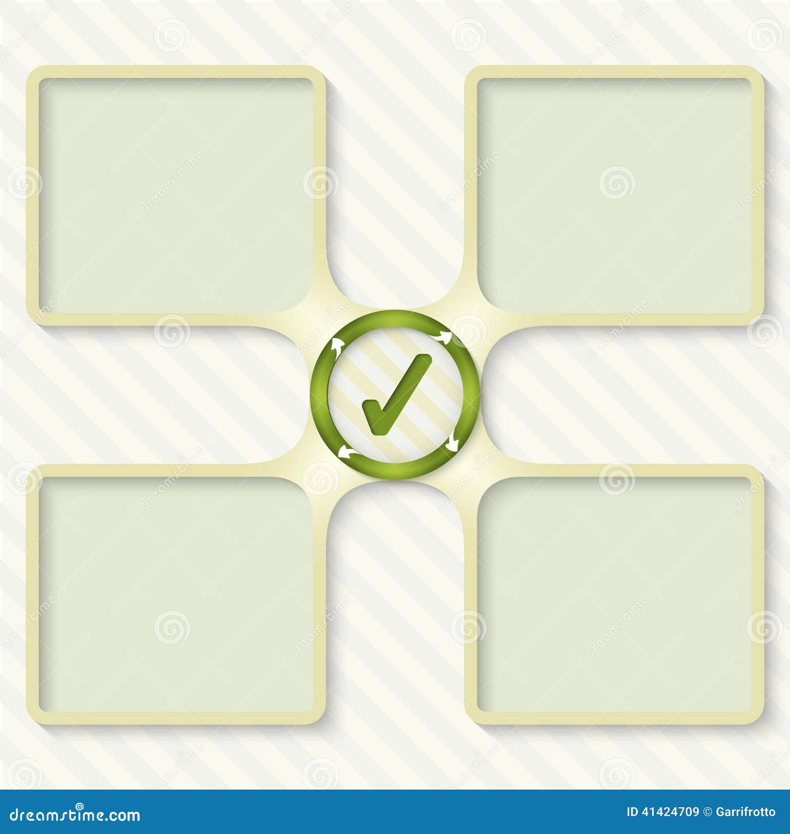 Four boxes stock vector. Illustration of design, entering - 41424709